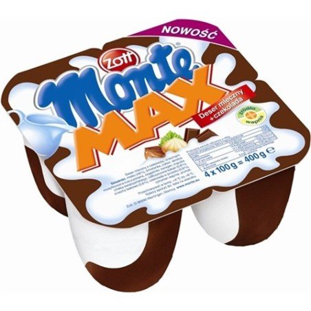 601 ZOTT MONTE CHOCOLATE DESERT 4*100G (6)