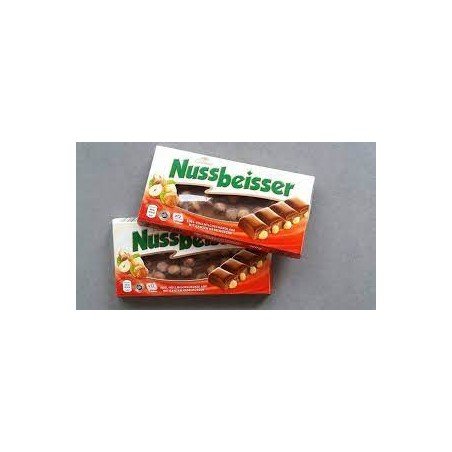 4414 ALPEN GOLD NUSSBEISER WHOLE HUZELNUT CHOCOLATE BAR 100G (20)
