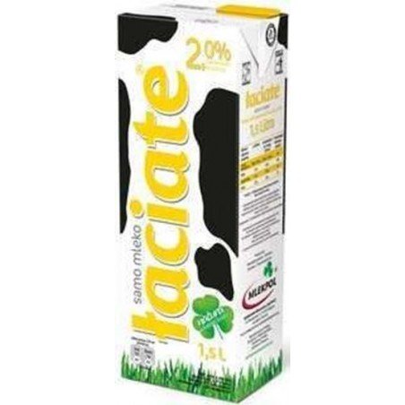 1051 MLEKPOL LACIATE MILK 2% 1.5L (8PCS)