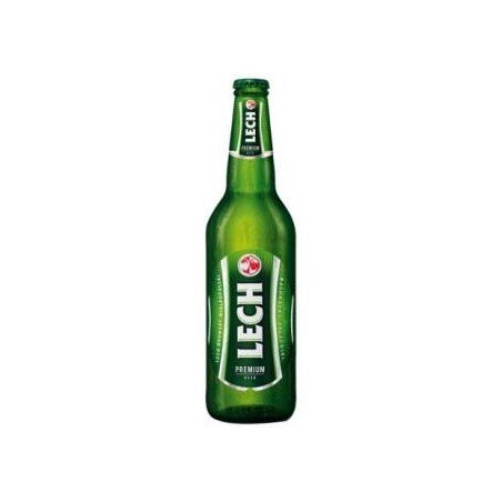 8002 BEER LECH PREMIUM 5% 0.5L BOTTLE CASE20