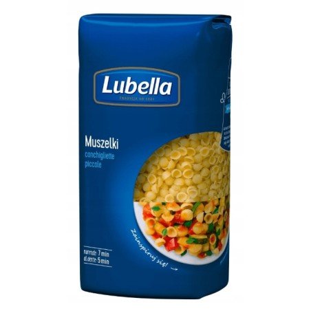 2110 LUBELLA SEA SHELLS SMALL PASTA 400G (12) / MAKARON MUSZELKA DROBNA