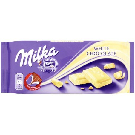 4399 MILKA WHITE CHOCOLATE 100G (24) / BIALA CZEKOLADA