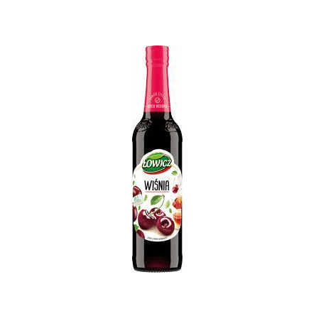 349 LOWICZ CHERRY FRUIT SYRUP 0.4L (6)